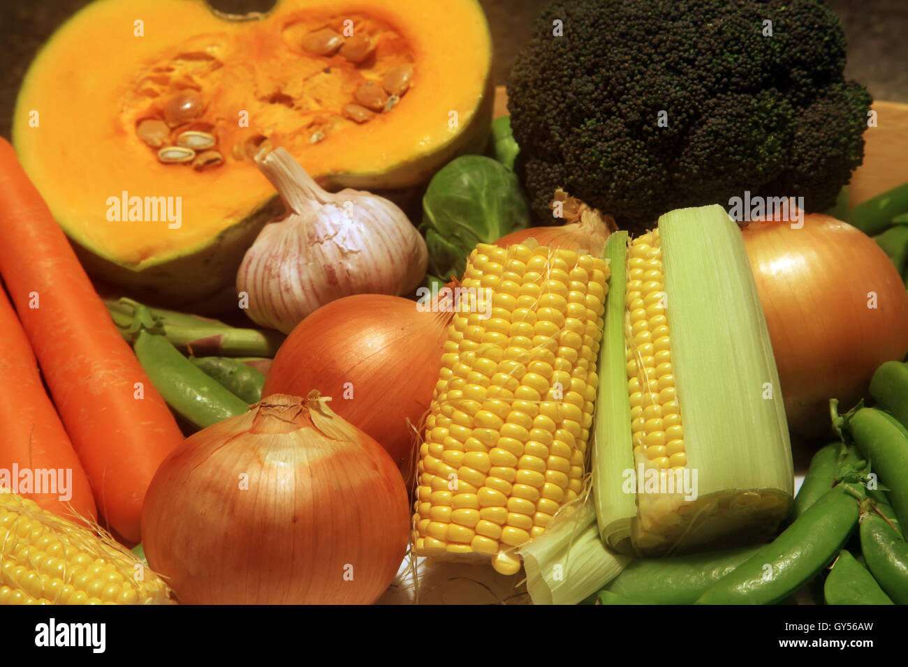 Garden Fresh Foods Stock Photo - Alamy