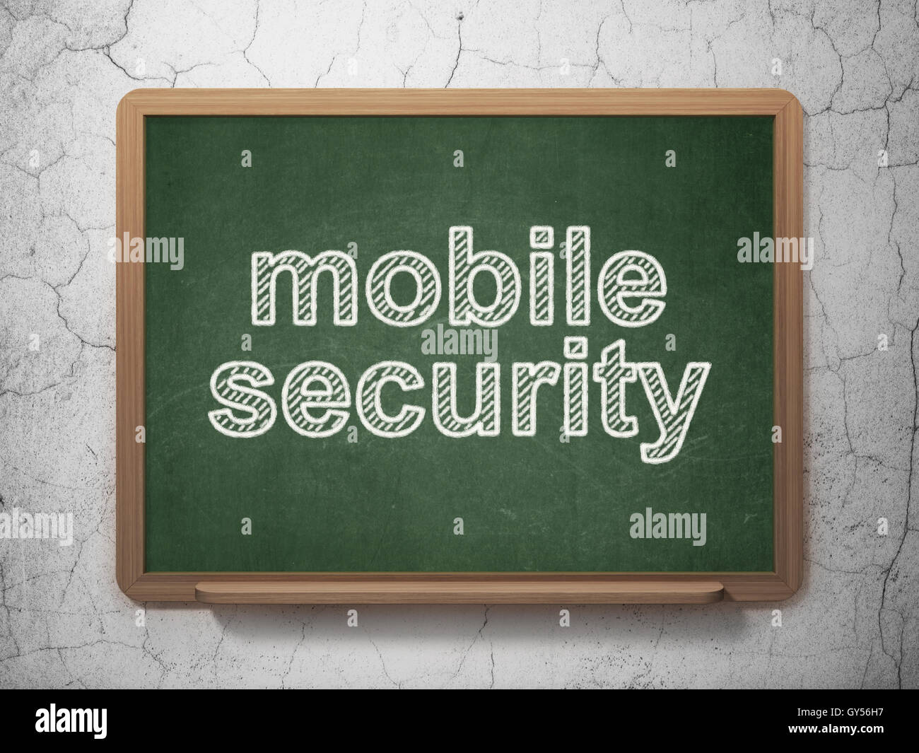 Security concept: Mobile Security on chalkboard background Stock Photo ...