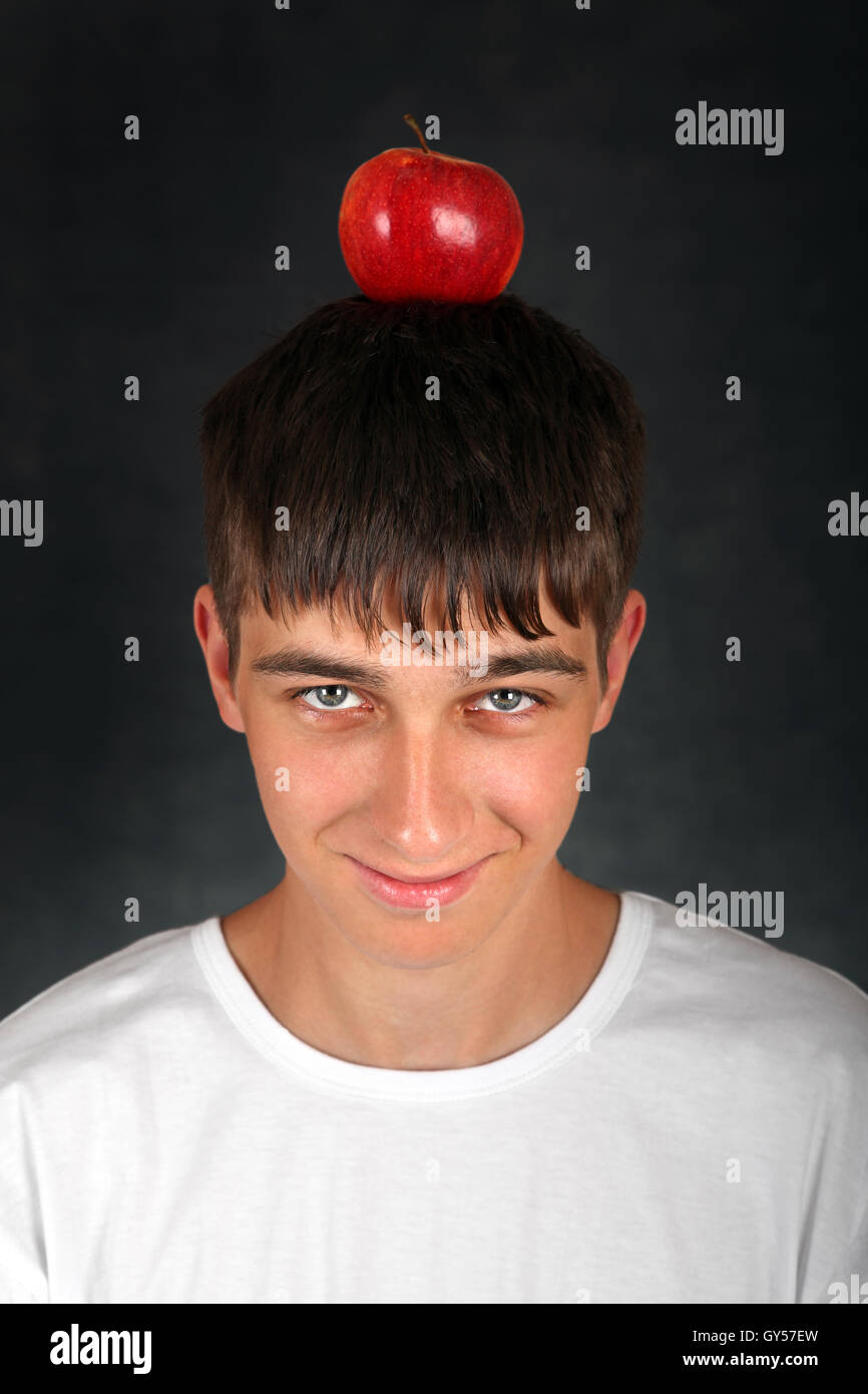 Cute face apple hi-res stock photography and images - Alamy