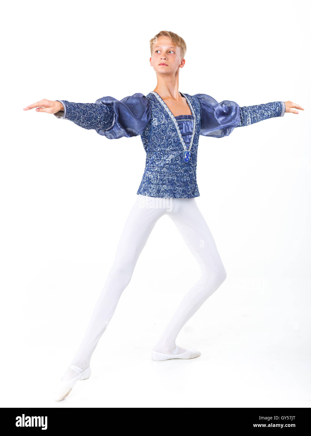 Male ballet dancer jump Cut Out Stock Images & Pictures - Alamy