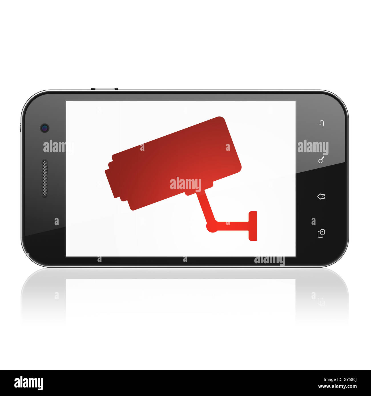 Safety concept: Cctv Camera on smartphone Stock Photo - Alamy