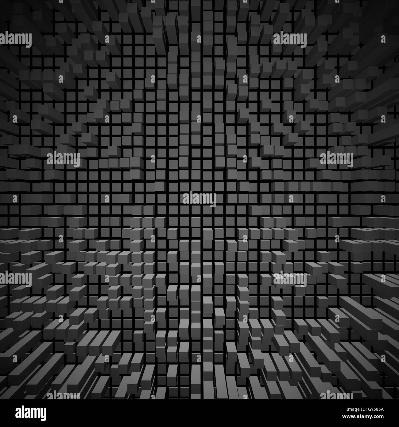texture of blocks on a dark background Stock Photo - Alamy