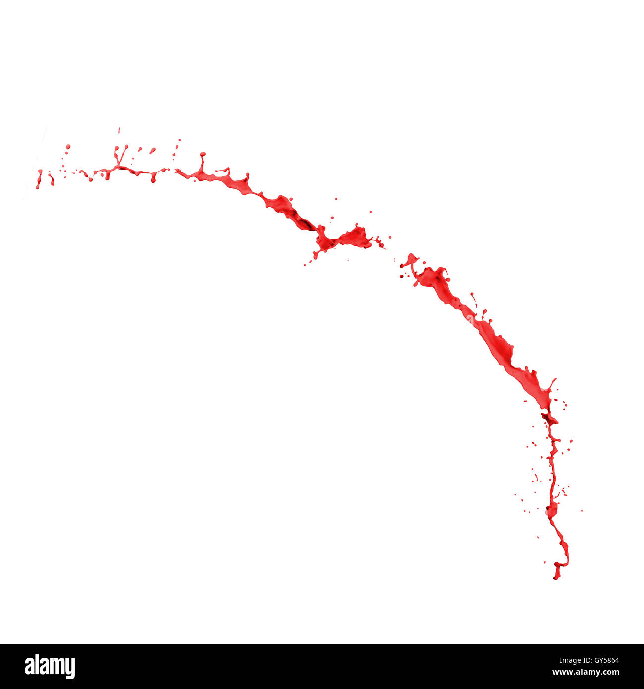 red paint splash Stock Photo - Alamy