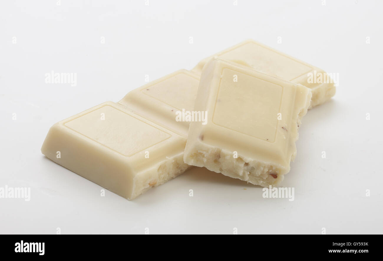 Milk chocolate bar pieces hi-res stock photography and images - Alamy