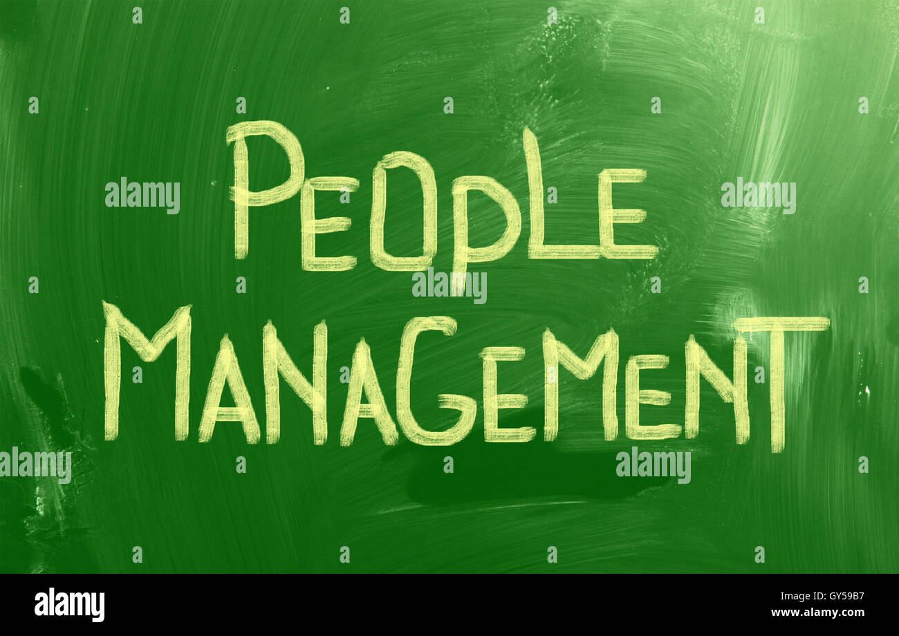 People Management Concept Stock Photo - Alamy