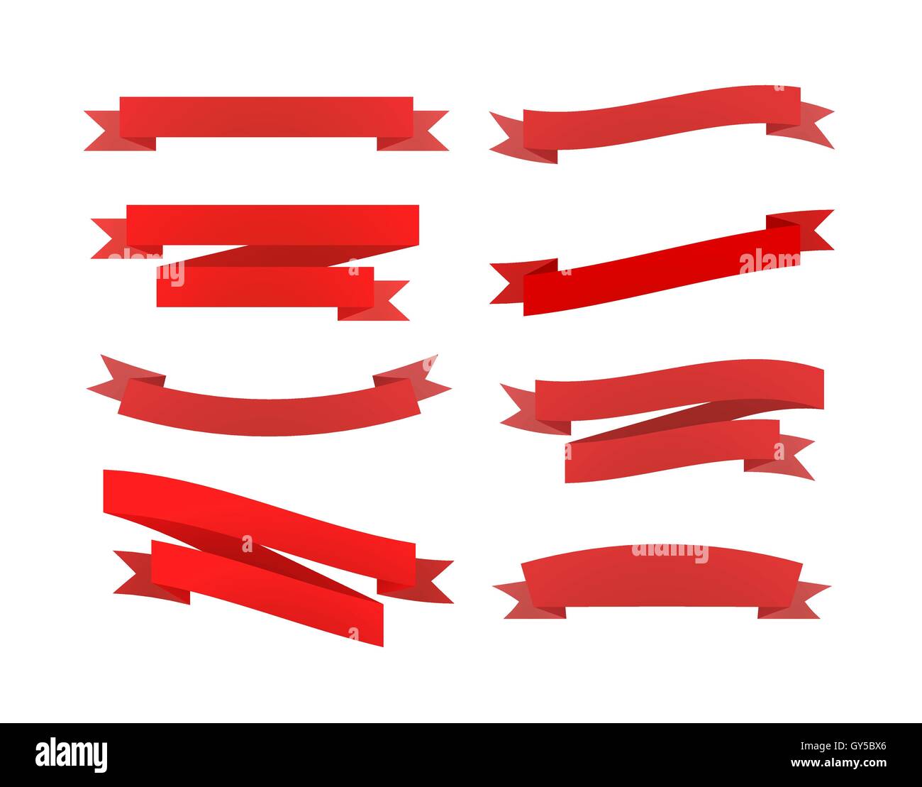 Silk ribbon banner Stock Vector Images - Alamy