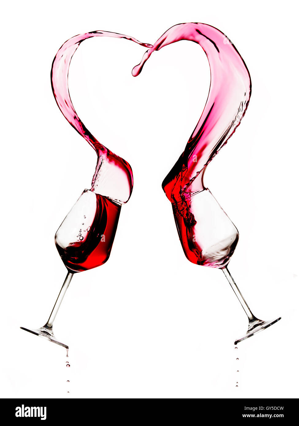 Crystal glass red wine Cut Out Stock Images & Pictures - Alamy