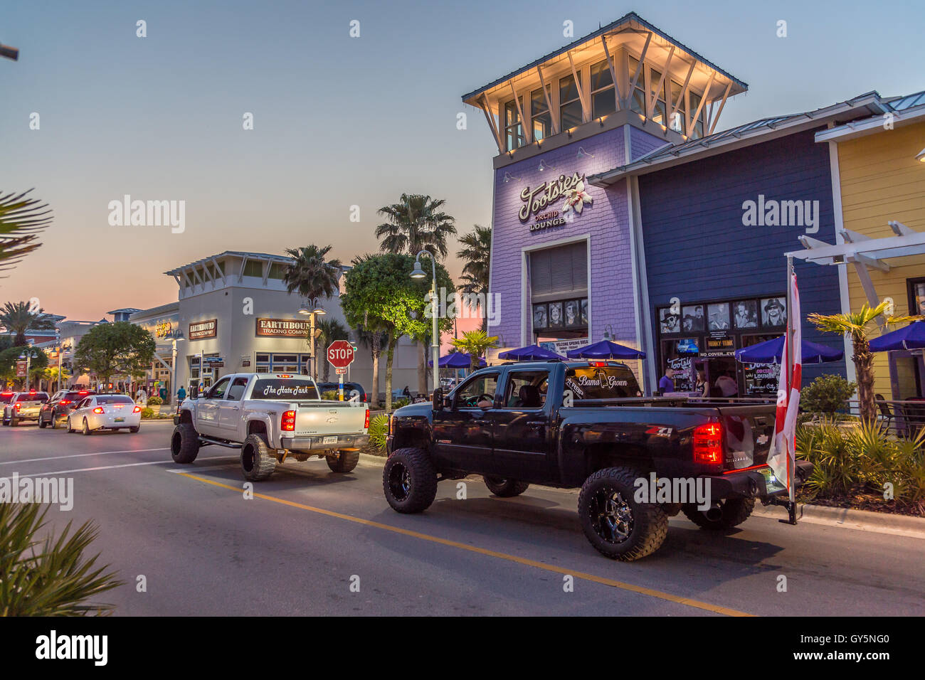 Panhandle trees and building hi-res stock photography and images - Alamy