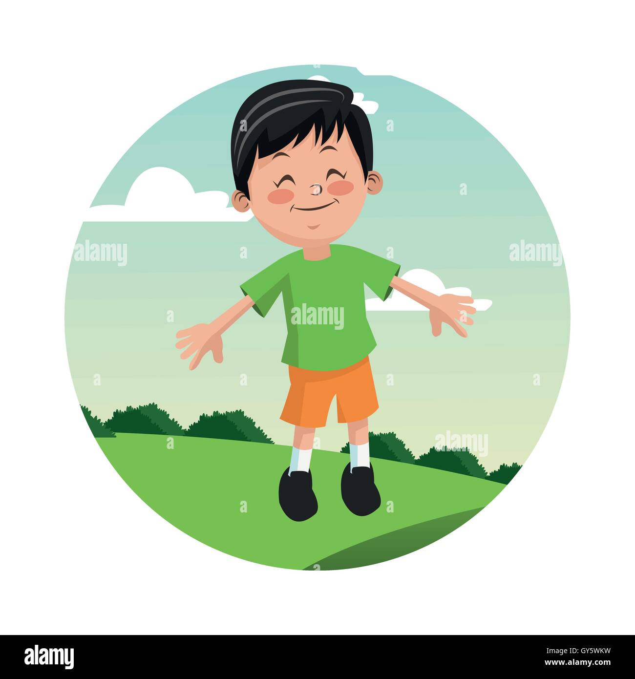 Boy kid cartoon design Stock Vector Image & Art - Alamy