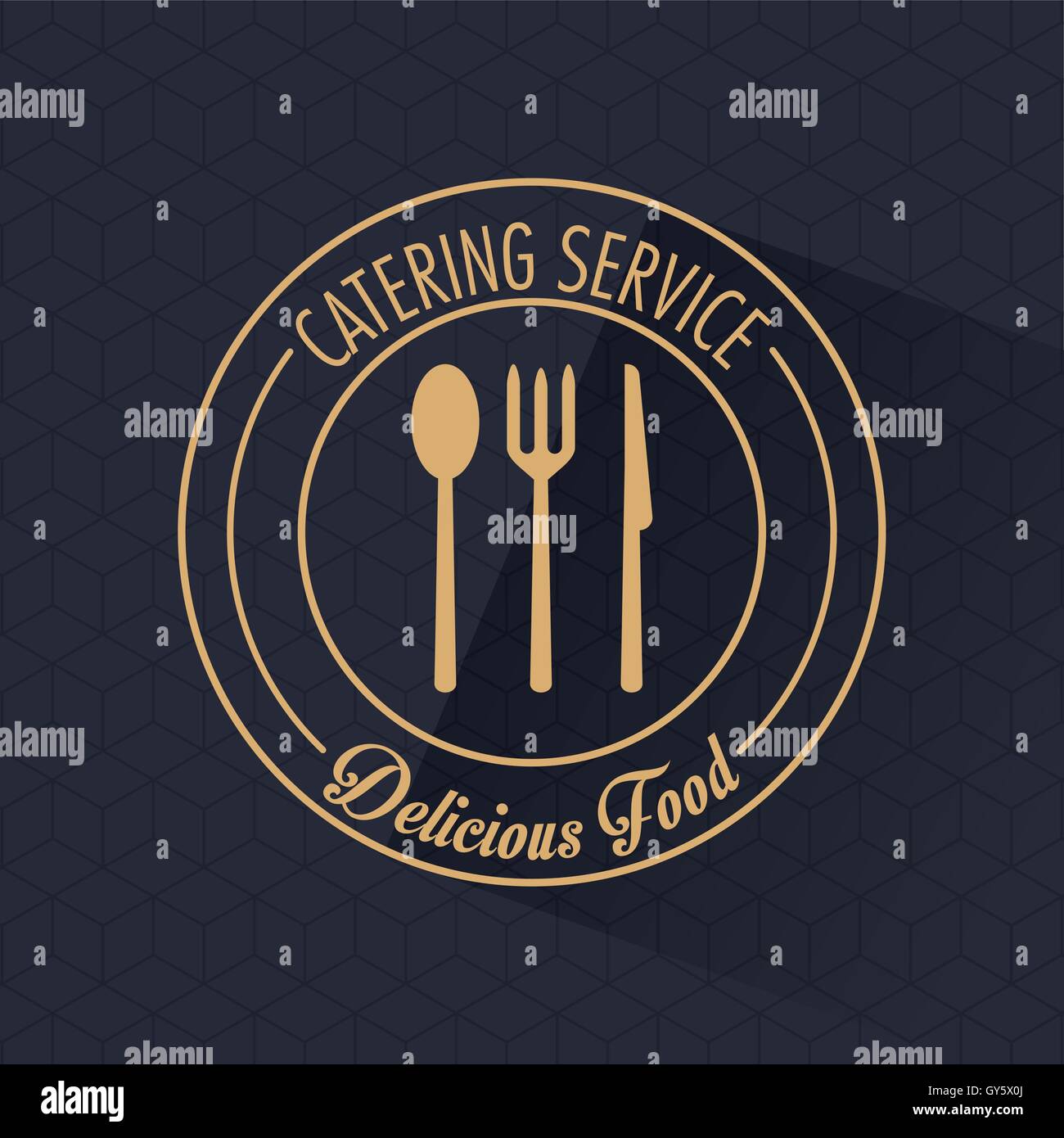 Catering service restaurant and menu design Stock Vector Image & Art ...