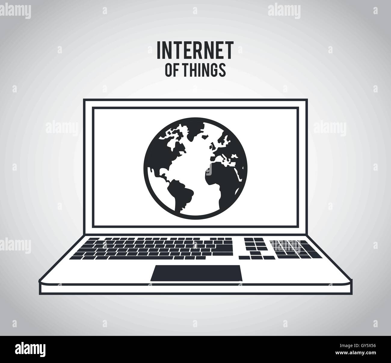 Internet of Things and media design Stock Vector Image & Art - Alamy