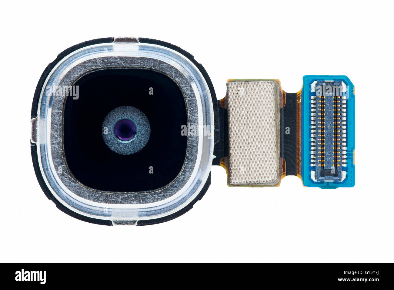 camera part for smart phone isolate on white background Stock Photo - Alamy