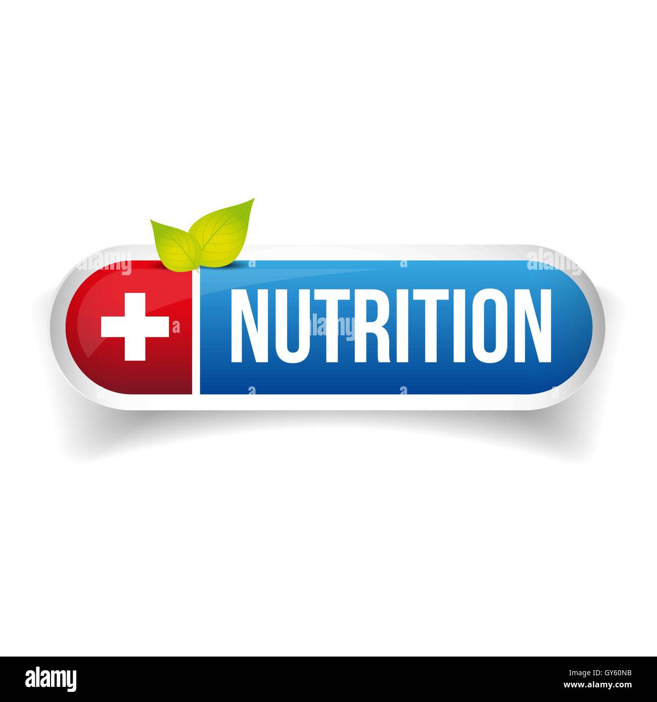 Nutrition button vector icon Stock Vector Image & Art - Alamy