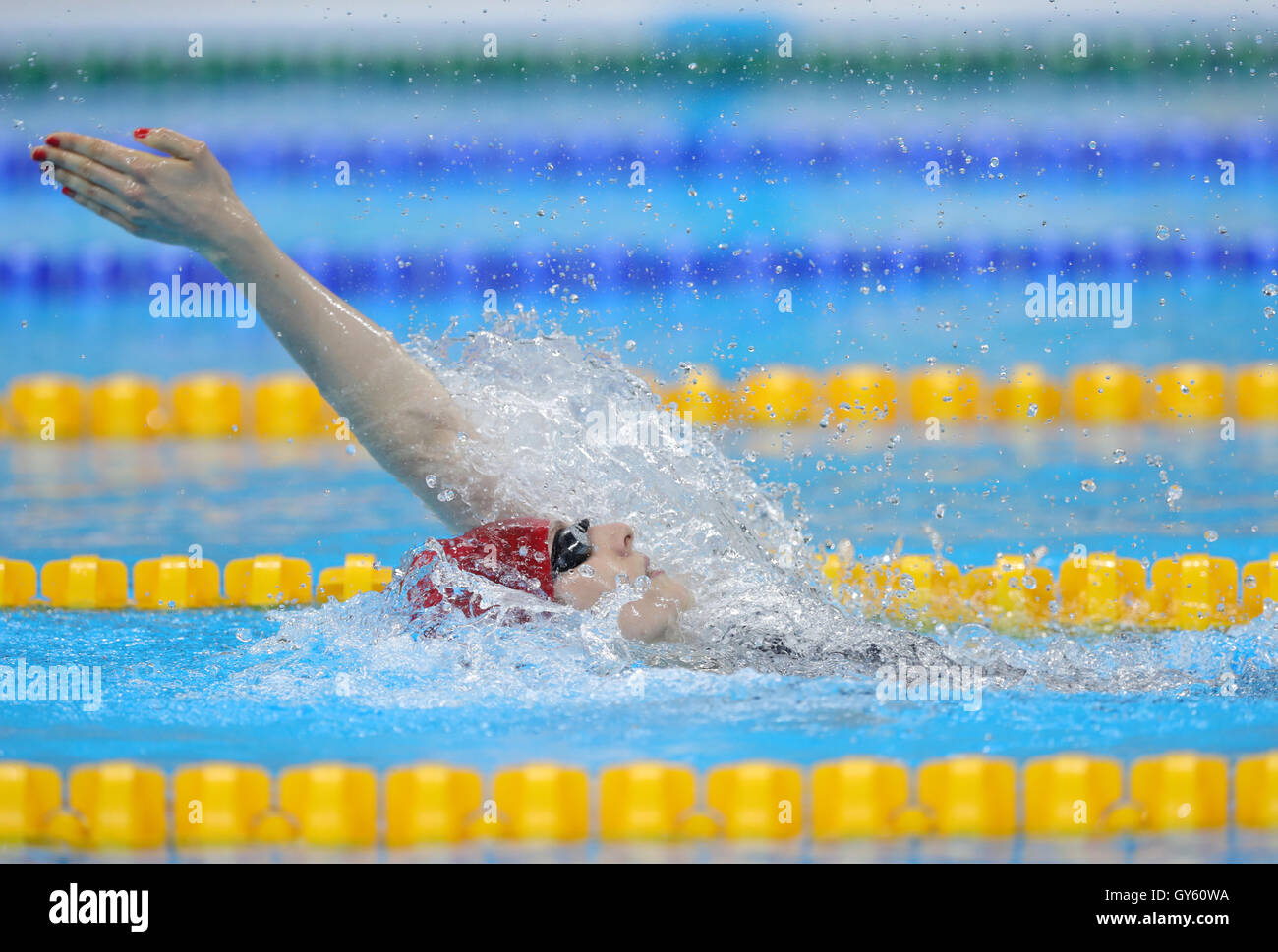 Great Britain's Bethany Firth before winning gold in the Women's 200m ...