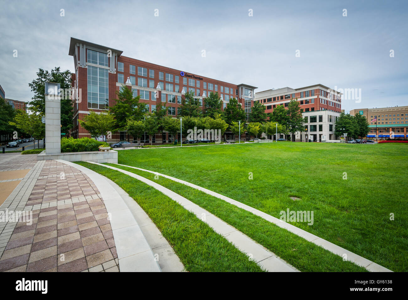 Buildings and open space at John Carlyle Square, in Alexandria ...