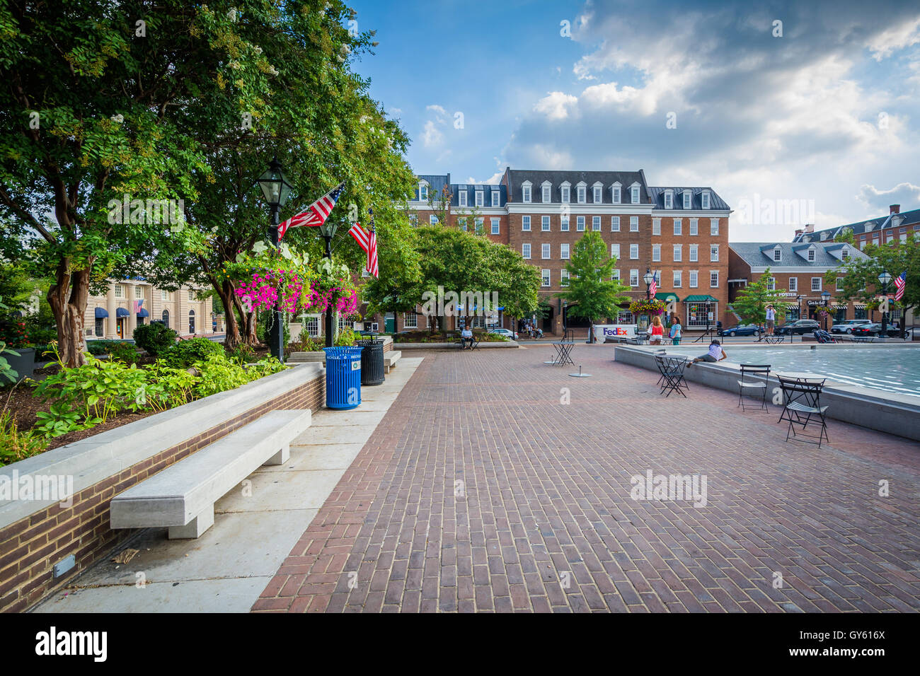 Market Square, in the Old Town of Alexandria, Virginia Stock Photo - Alamy