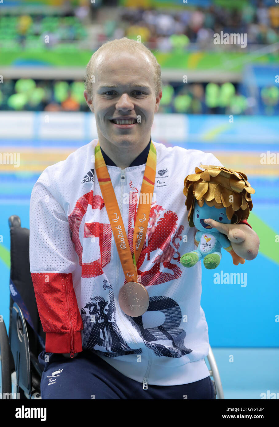 Great Britain's Andrew Mullen after winning bronze in the Men's 100m ...