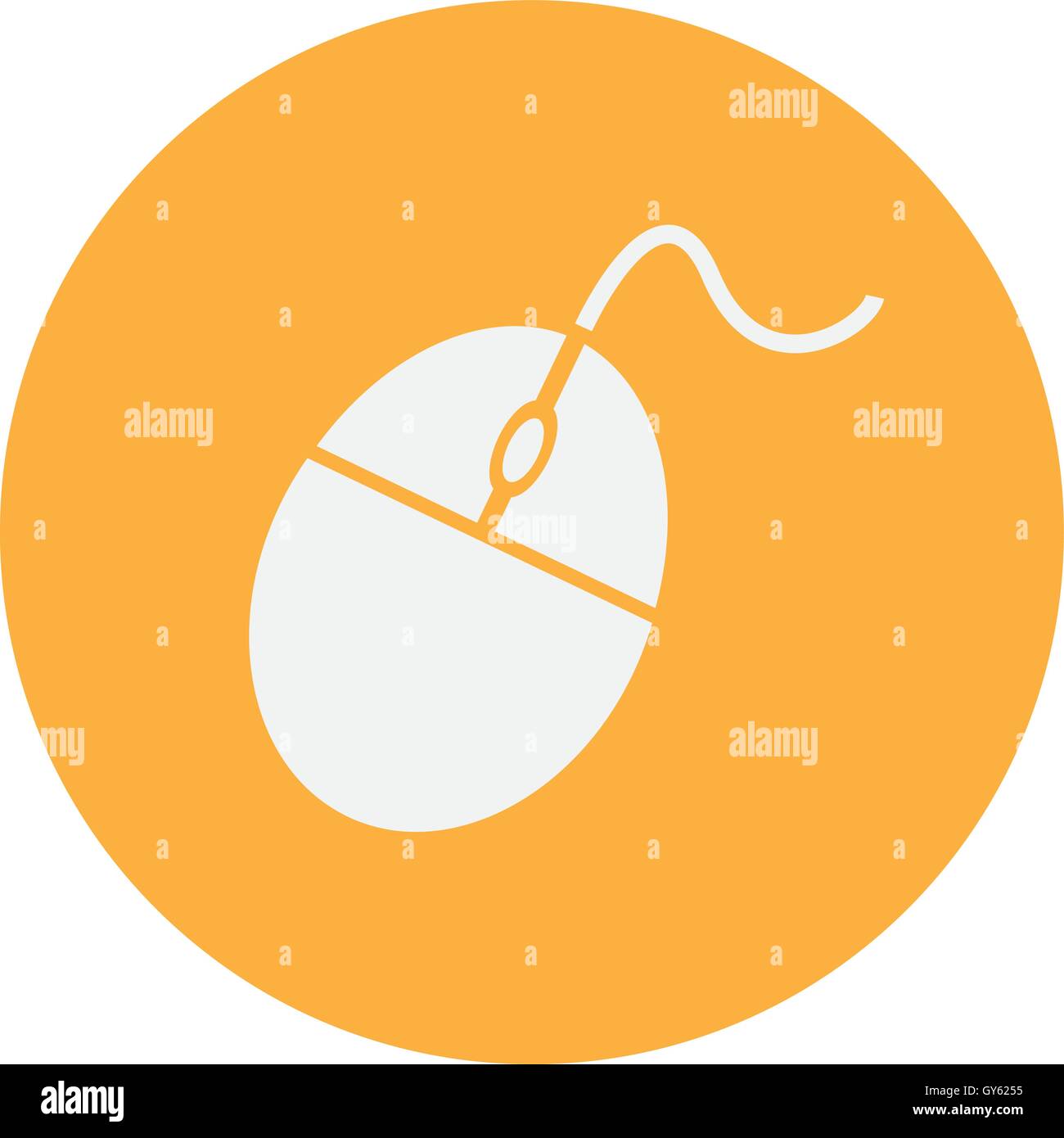 Computer mouse icon, vector illustration. Flat design style Stock ...