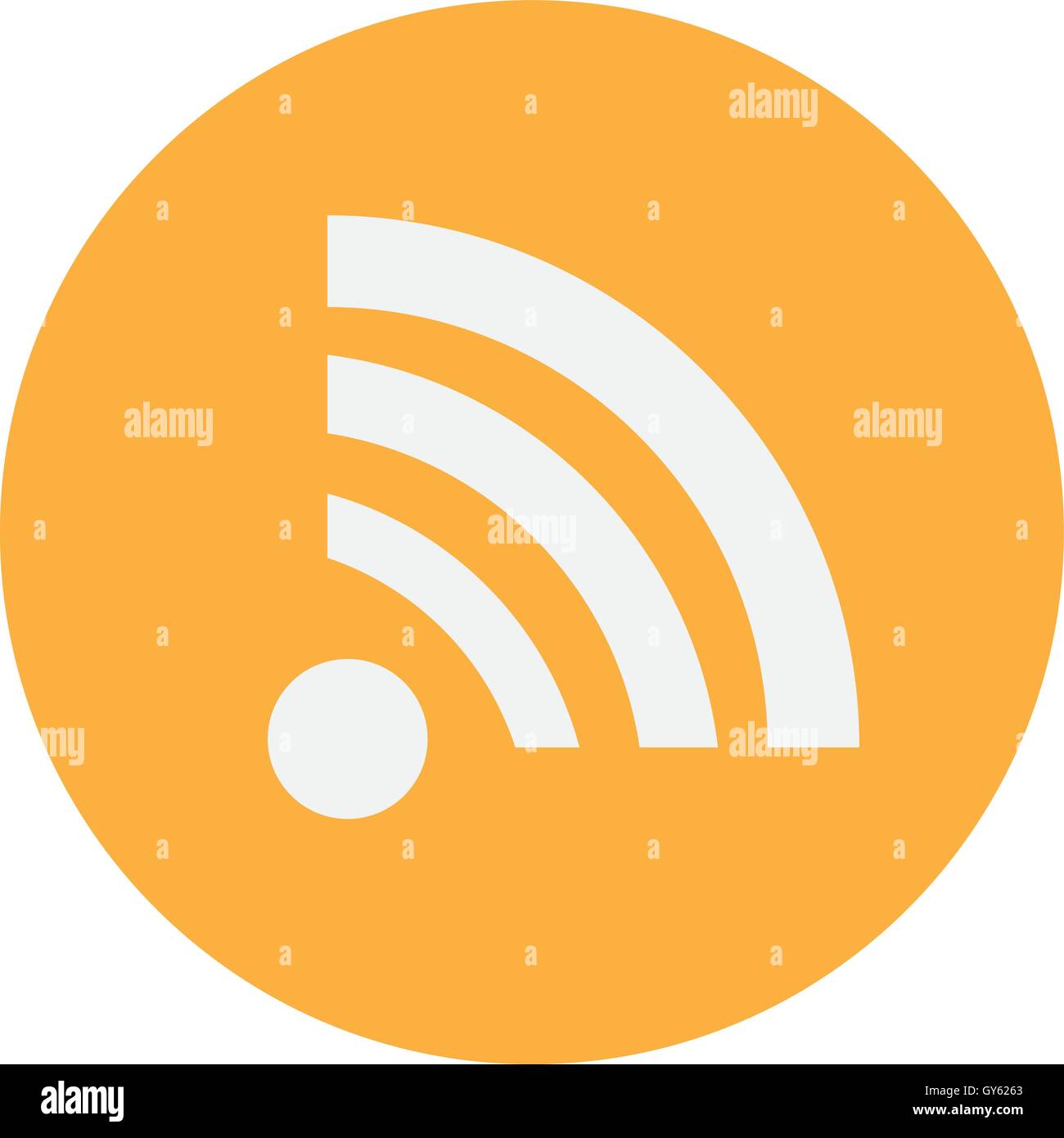 Wireless Network Symbol of wifi icon, vector illustration Stock Vector ...