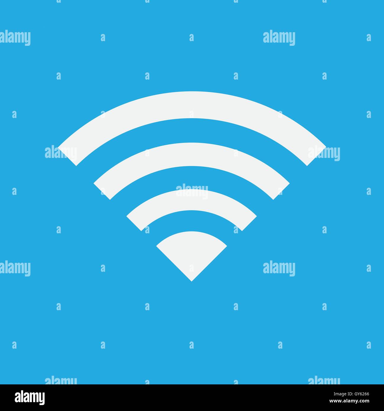 Wireless Network Symbol of wifi icon, vector illustration Stock Vector ...