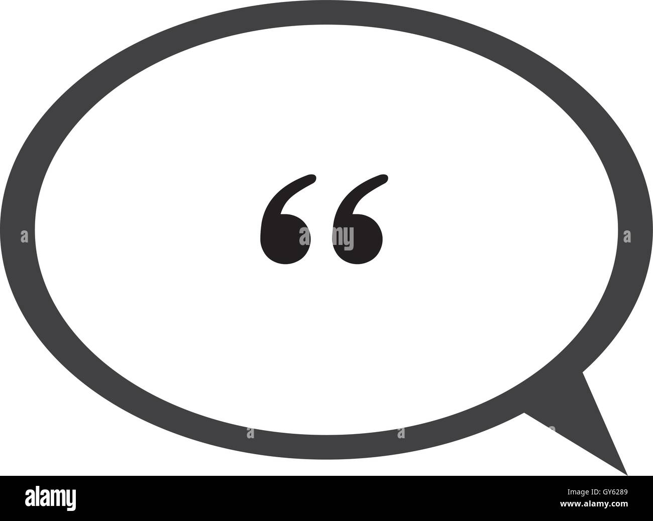 Quote icon vector Stock Vector Image & Art - Alamy