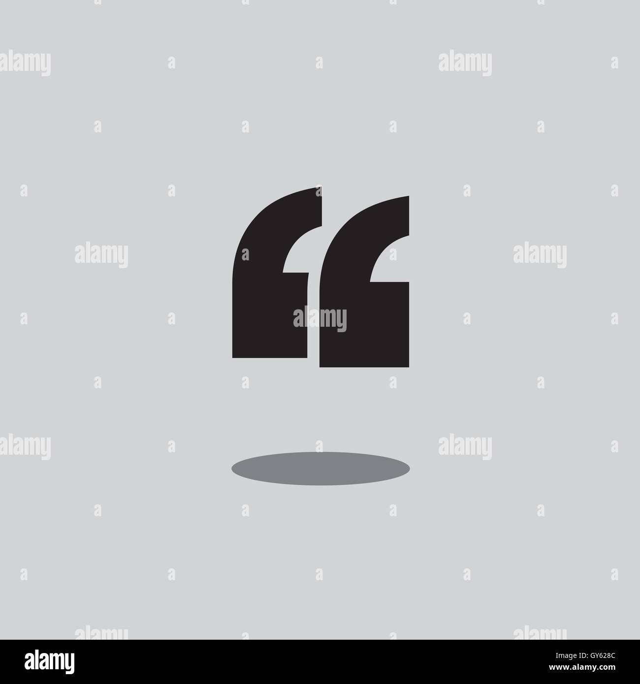 Quote icon vector Stock Vector Image & Art - Alamy