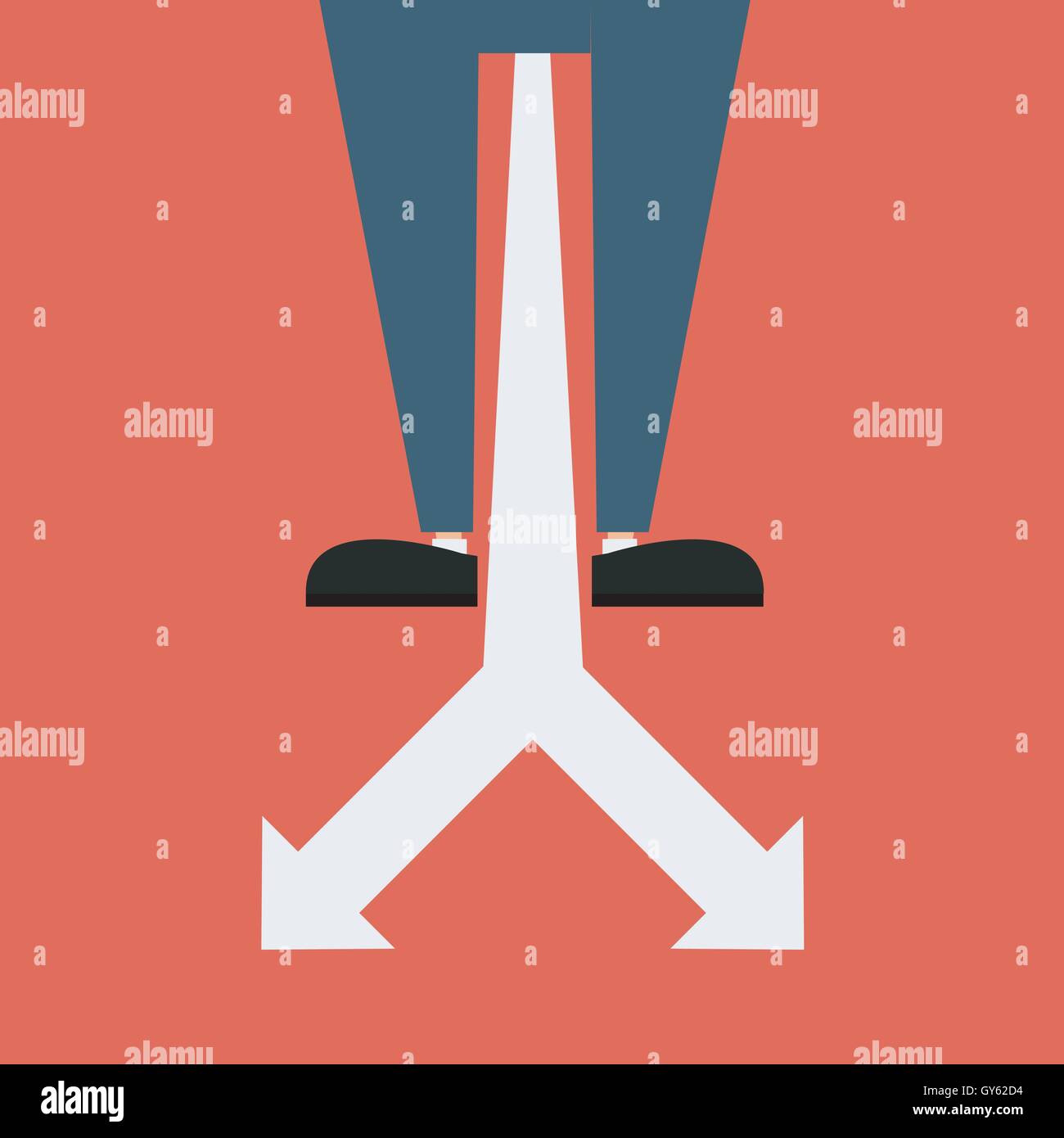 Confused businessman thinking question Stock Vector Images - Alamy