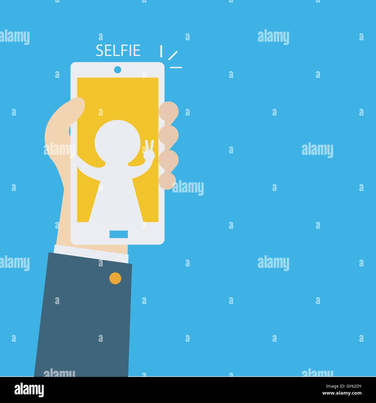 Businessman Take Selfie,Vector Stock Vector Image & Art - Alamy