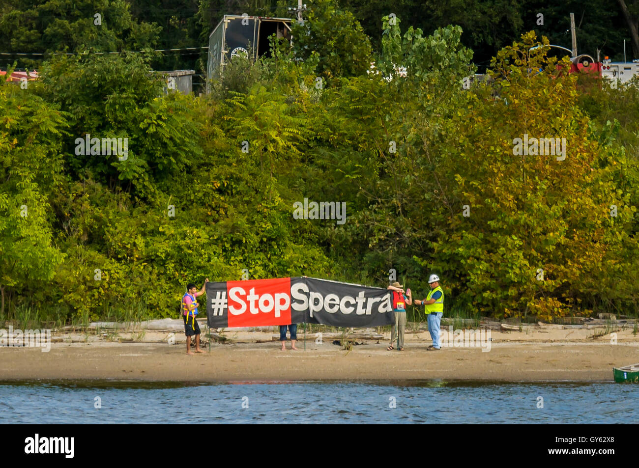 Verplanck, United States. 17th Sep, 2016. As Spectra Energy prepared to ...