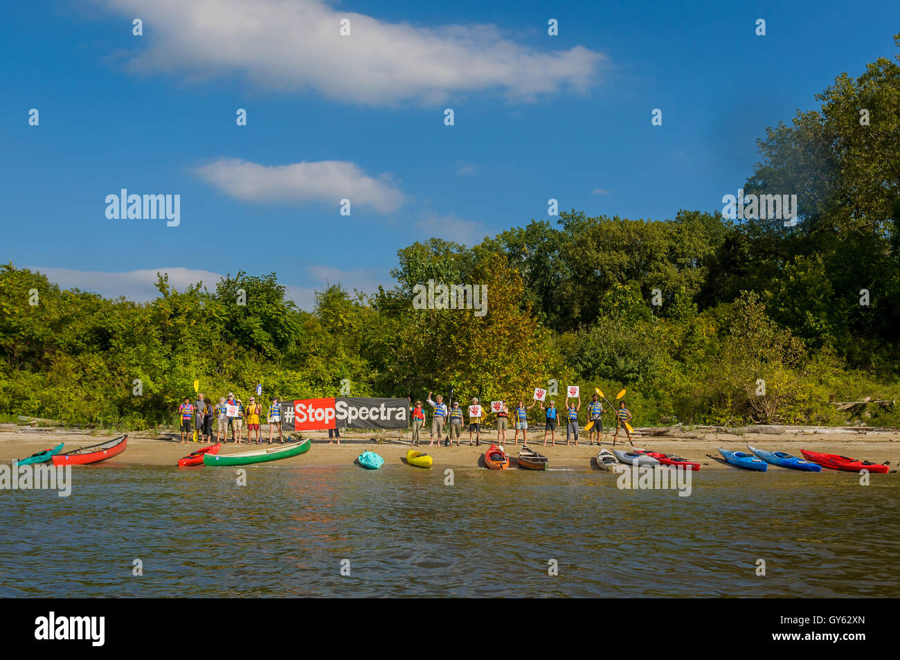 Verplanck, United States. 17th Sep, 2016. As Spectra Energy prepared to ...