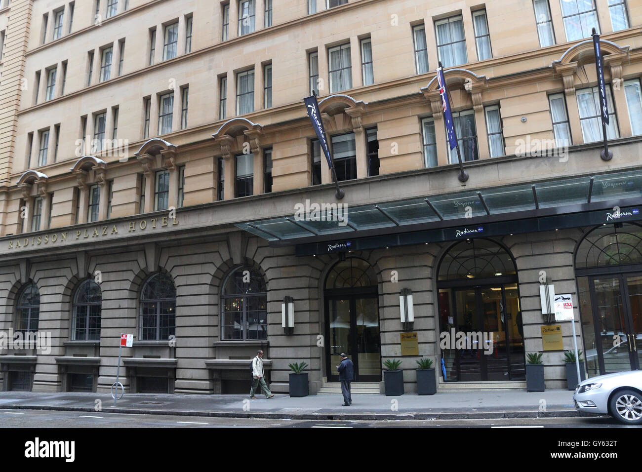 The Radisson Plaza Hotel, 27 O'Connell Street, Sydney, Australia Stock ...