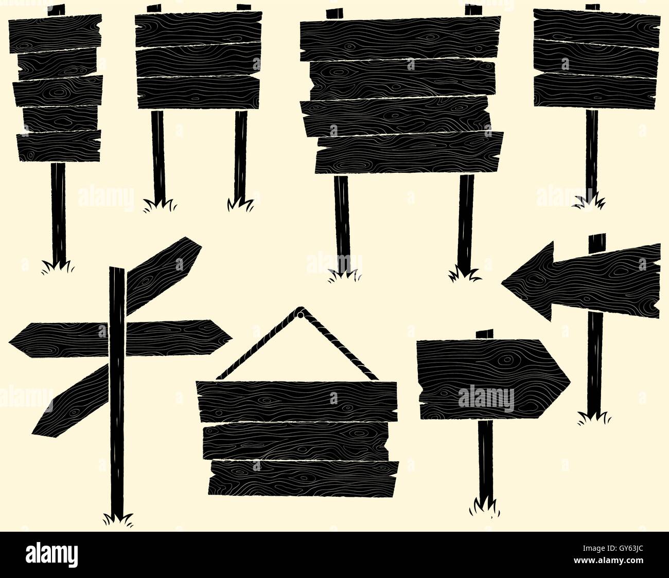 On wooden board white Stock Vector Images - Alamy