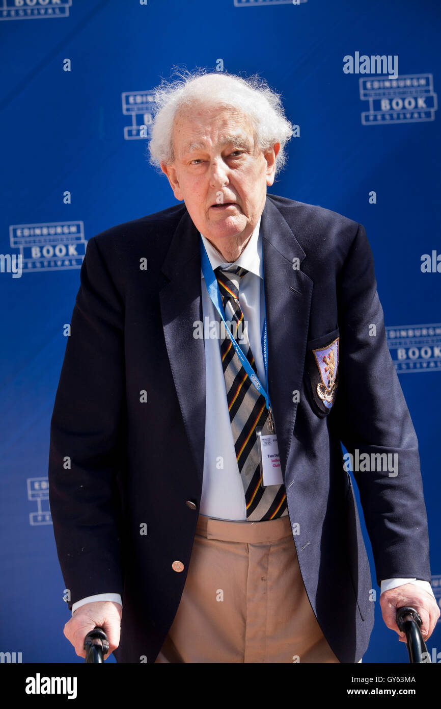 Tam Dalyell, the Scottish former Labour MP and author, at the Edinburgh ...