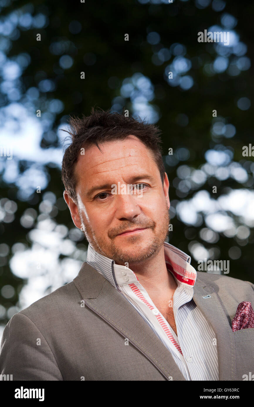 Jon Holmes, the British writer, comedian and broadcaster, at the ...