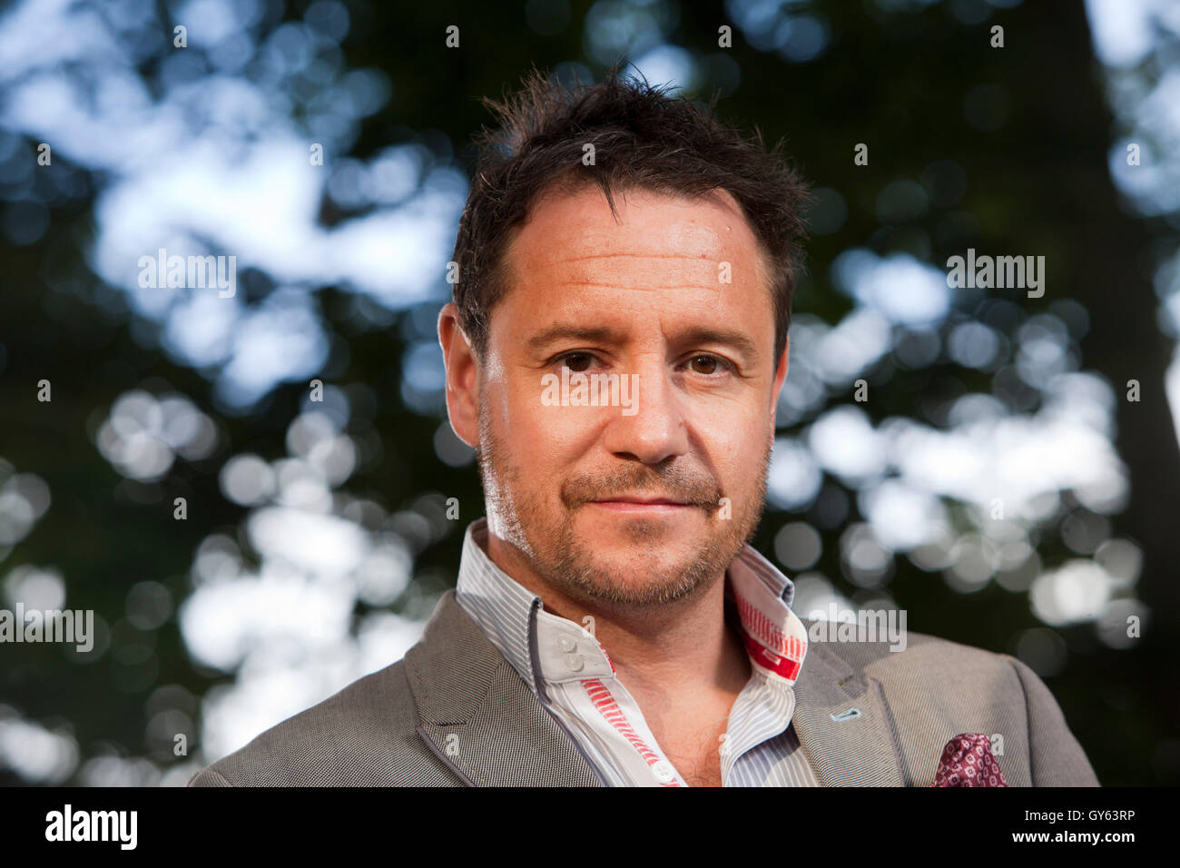 Jon Holmes, the British writer, comedian and broadcaster, at the ...