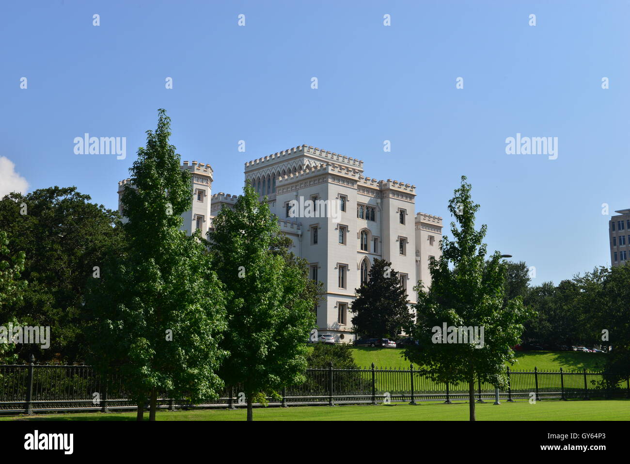 The old Louisiana state capital building at Baton Rouge Louisiana Stock ...