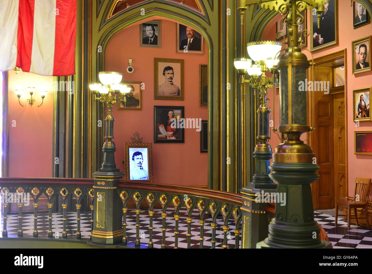 The old Louisiana state capital building at Baton Rouge Louisiana Stock ...