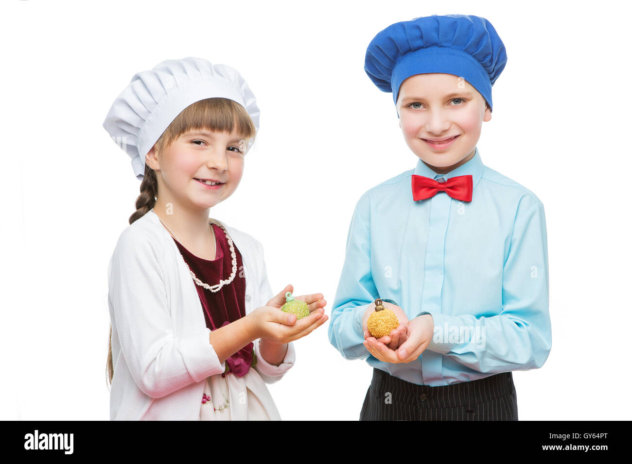 Children at christmas table Cut Out Stock Images & Pictures - Alamy