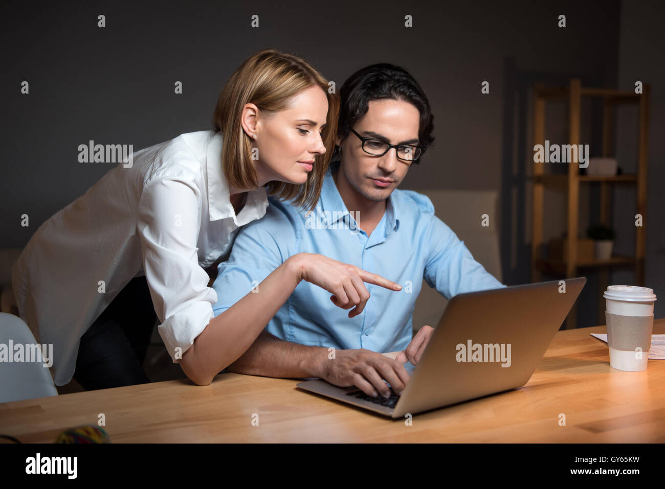 Colleague giving advice hi-res stock photography and images - Alamy