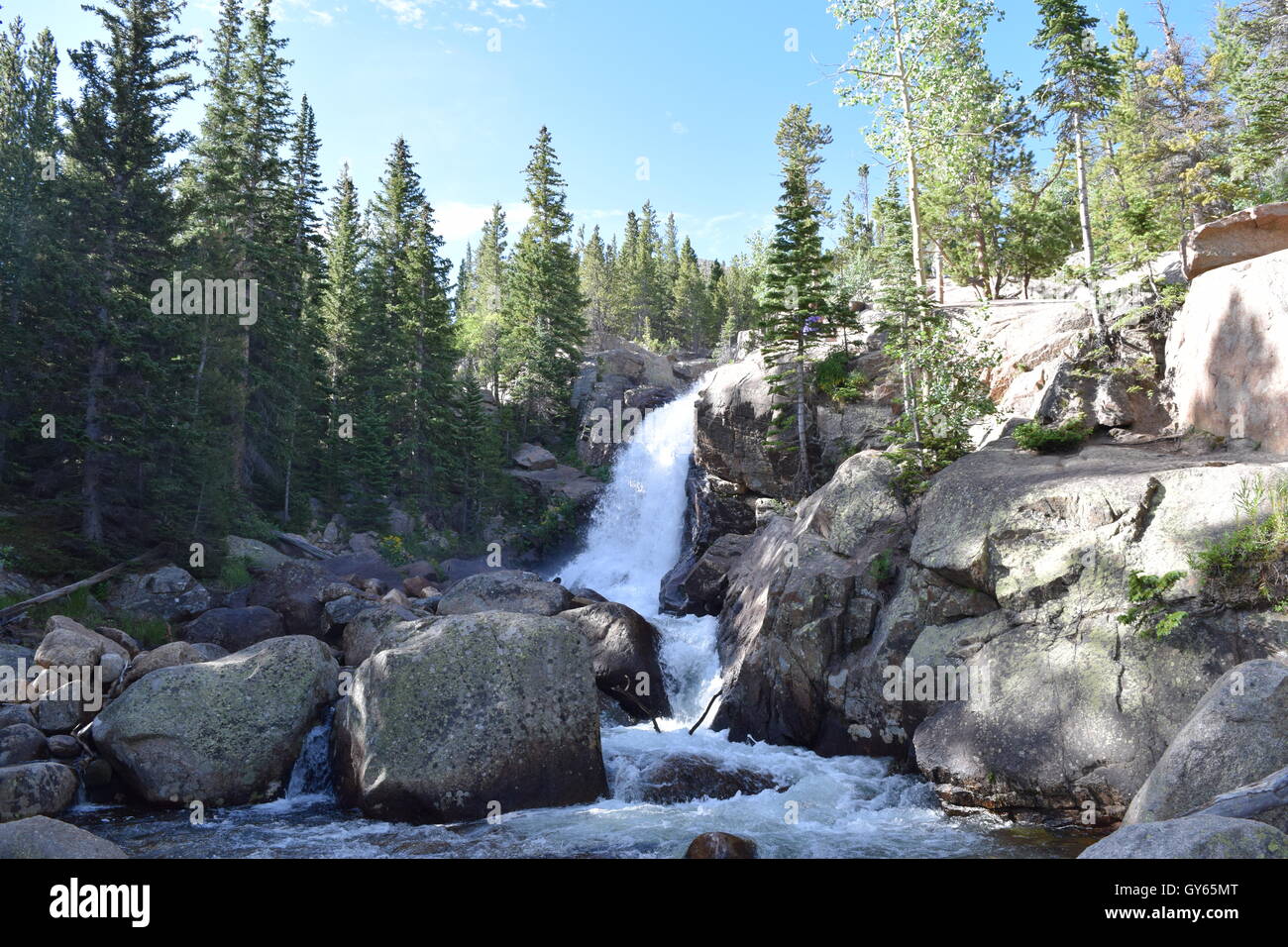 Alberta Fall, Colorado Stock Photo - Alamy