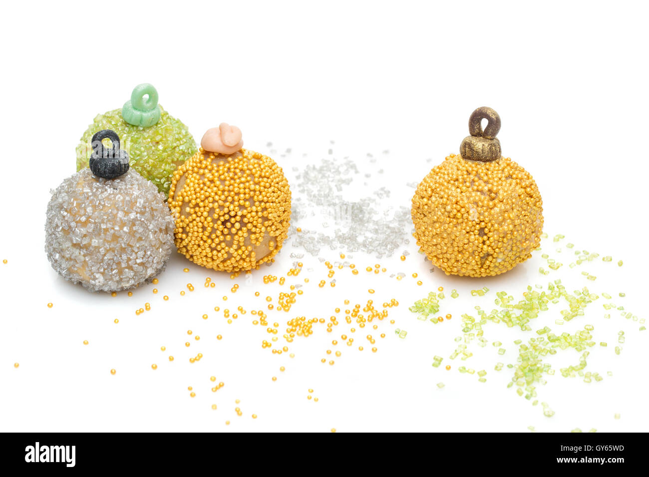 Sweet pops dessert with sprinkles Stock Photo - Alamy