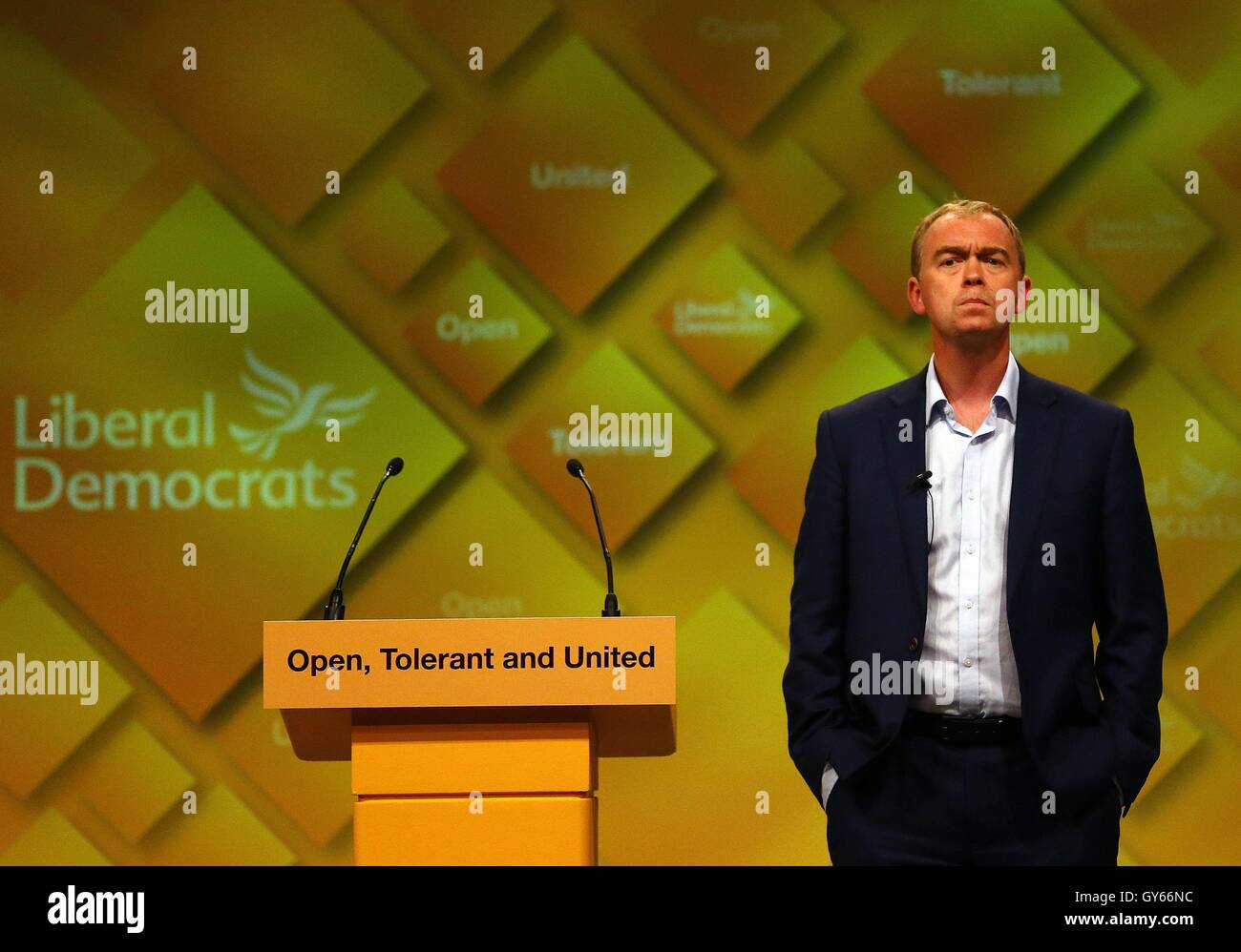Delegates during liberal democrat hi-res stock photography and images ...