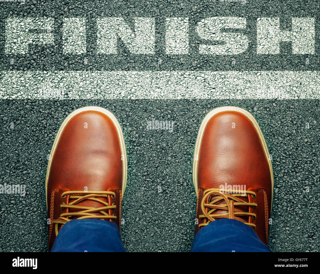 Before the finish hi-res stock photography and images - Alamy