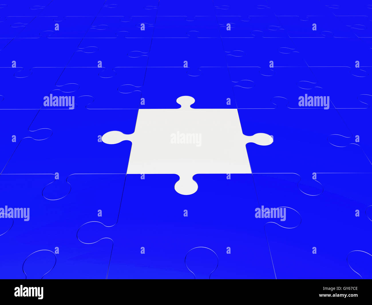 Puzzle pieces in blue and white Stock Photo - Alamy