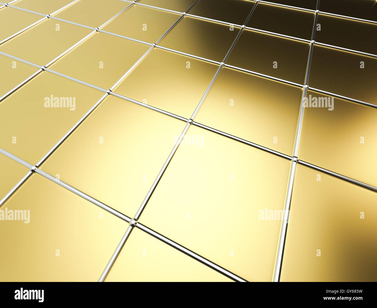 Gold square blocks abstract background. 3D illustration Stock Photo - Alamy