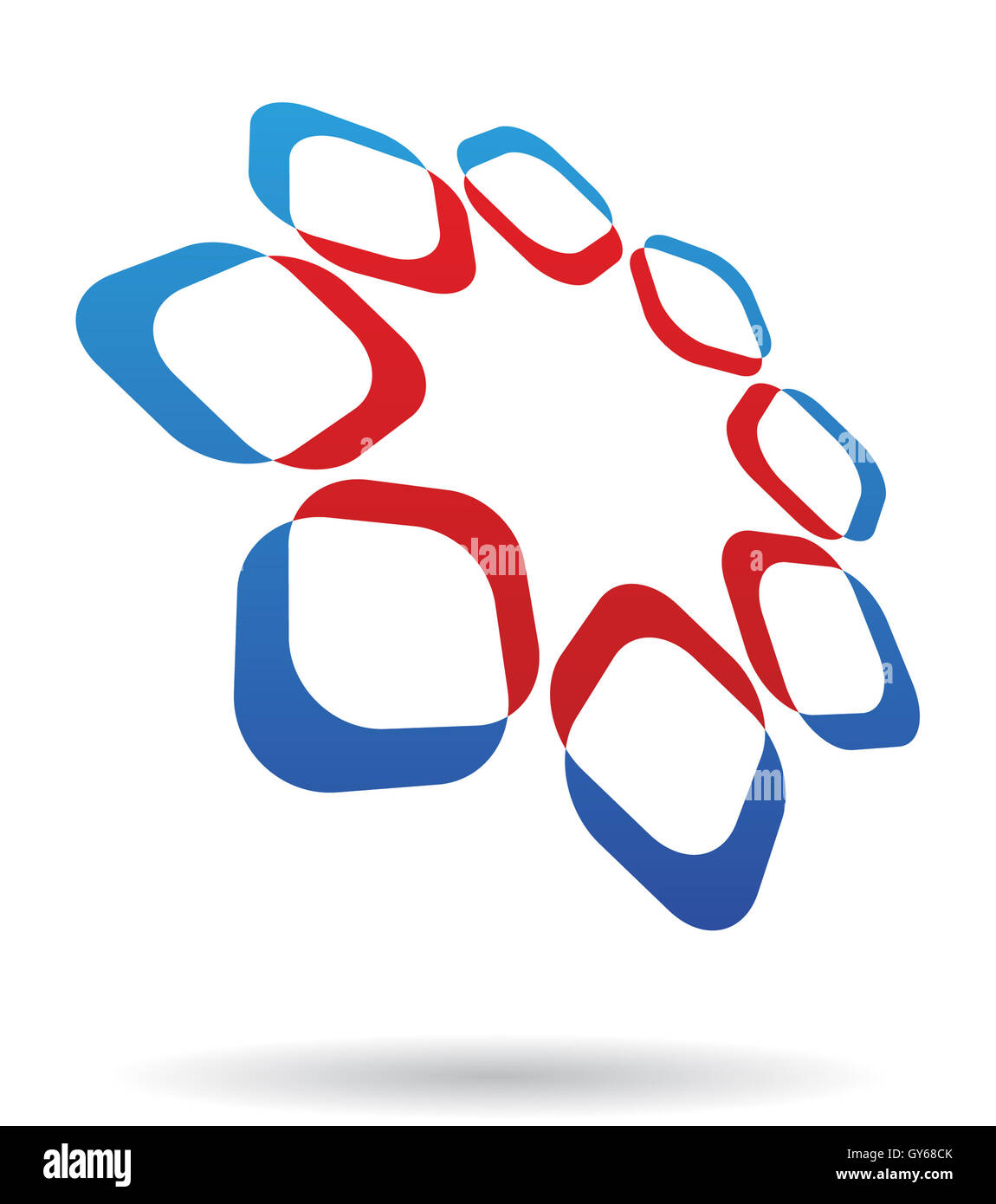 Abstract logo icon and design element Stock Photo - Alamy