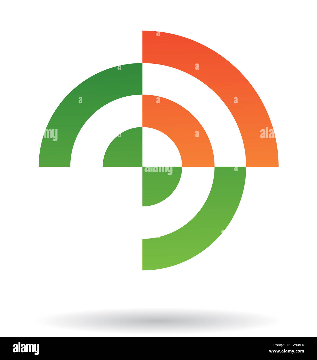 Orange circular logos hi-res stock photography and images - Alamy