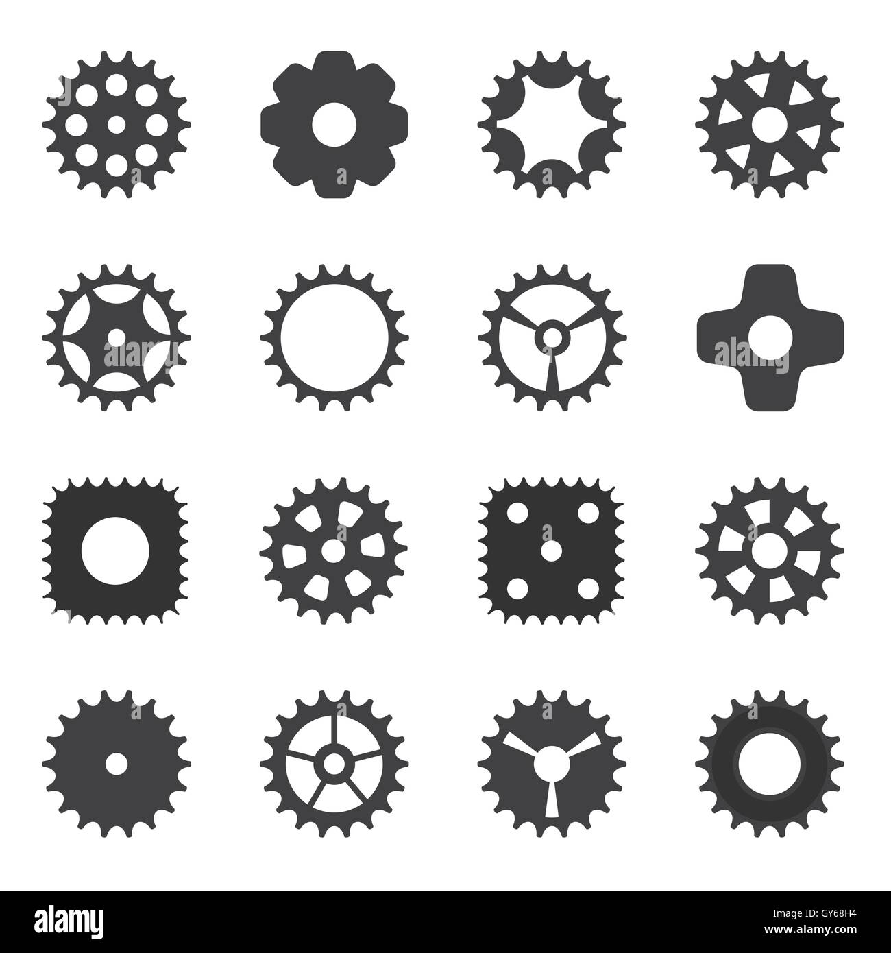 Machine Gear Wheel Cogwheel. Vector illustration Stock Vector Image ...