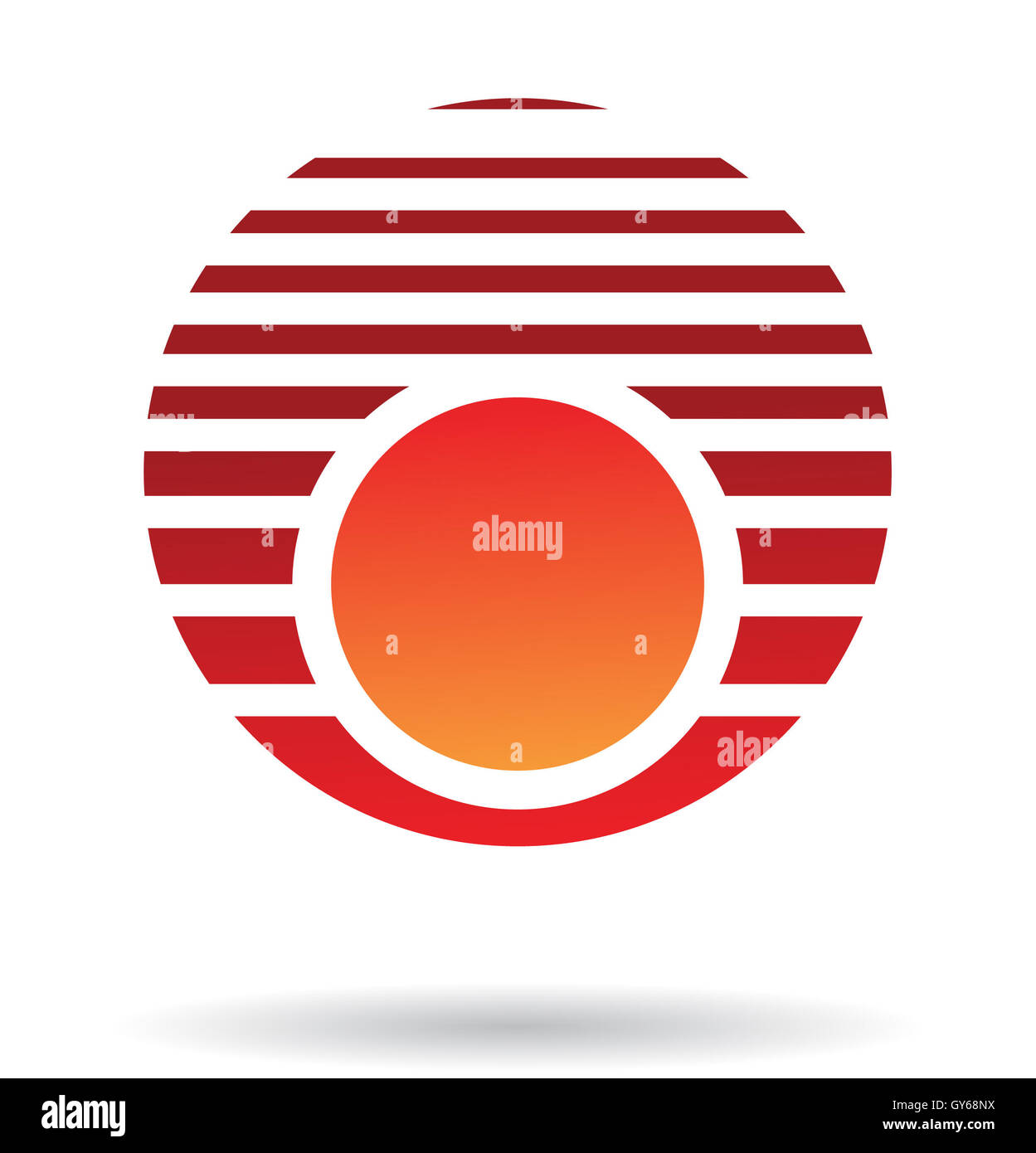 Abstract round logo icon and design element Stock Photo - Alamy