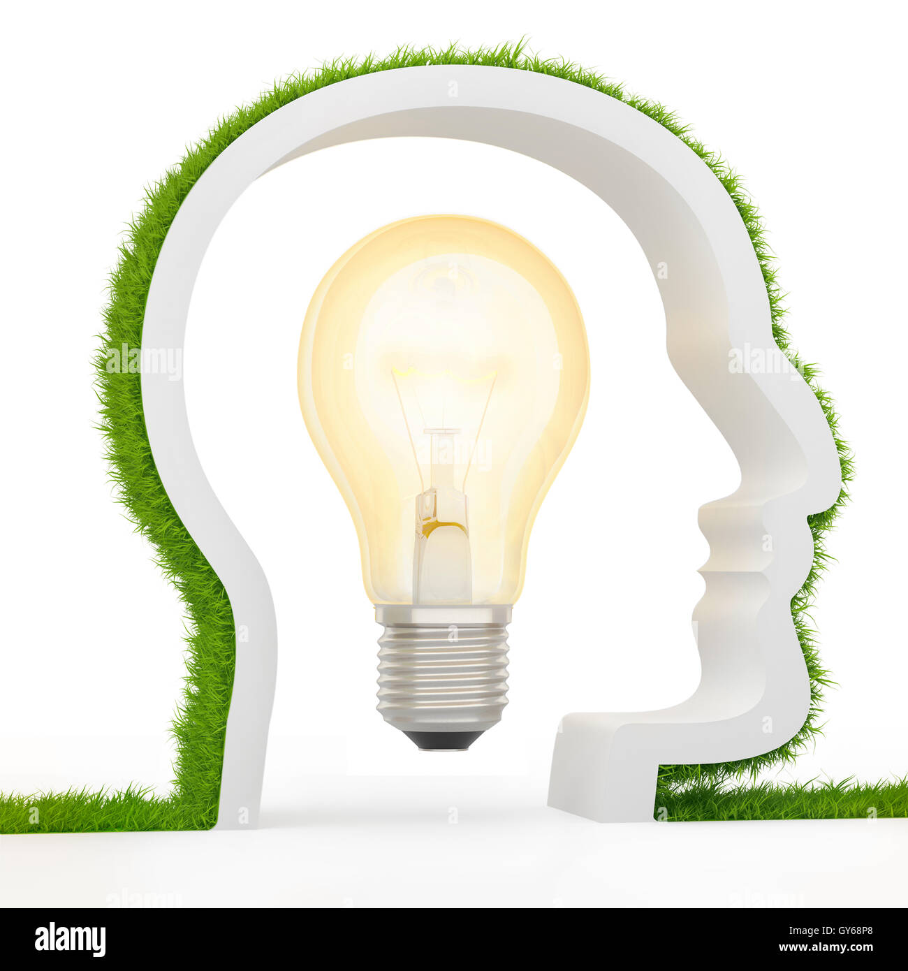 Light bulb inspiration Stock Photo - Alamy